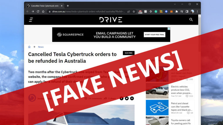 FAKE NEWS: The Tesla Cybertruck has NOT been cancelled in Australia ...