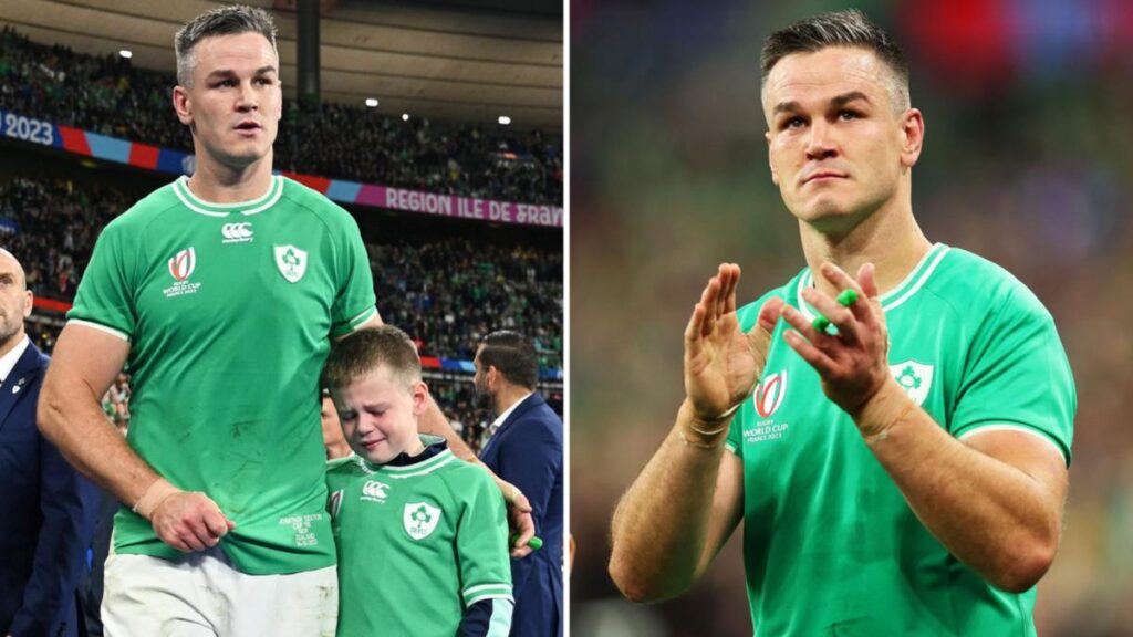 Johnny Sexton’s kid provides five-word message to daddy after Ireland’s ...