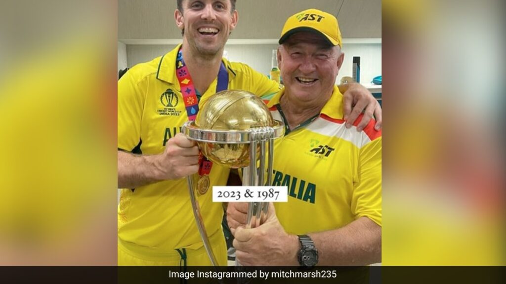 “2023 and 1987”: Australia’s Mitchell Marsh Celebrates World Cup Win ...