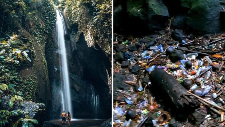 Travel vlogger Dale Philip exposes rubbish issue at popular Bali ...