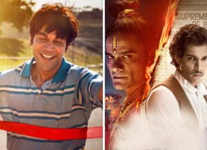 4 Indian movies consisting of Maharaja, Srikanth, Maharaj, and Wild Punjab pattern on Netflix’s ...