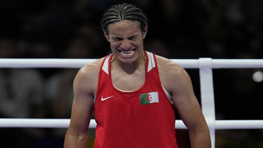 Algeria’s Imane Khelif beats Yang Liu to win boxing gold at Paris ...