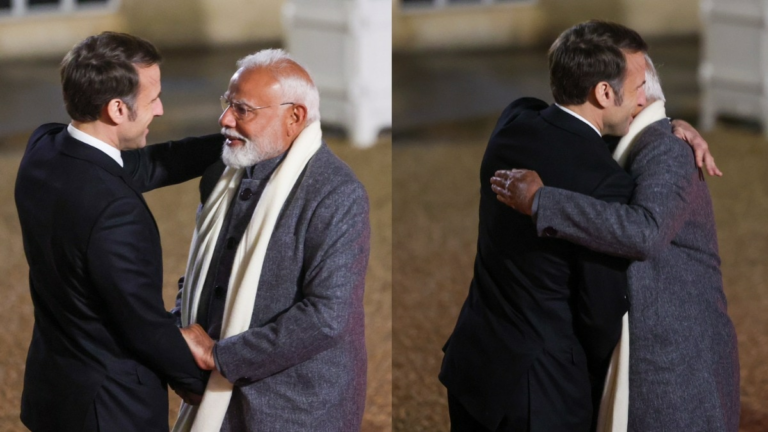 PM Modi in Paris … Macron strongly welcomed in Elisy Palace, will ...