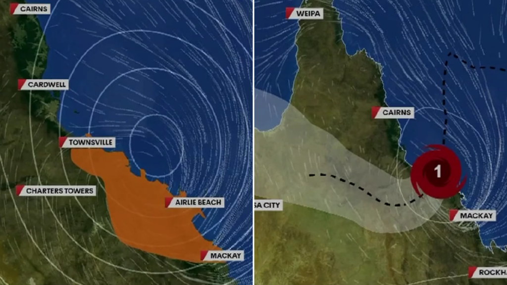 Tropical Cyclone Koji: Flood warnings remain as storm hits Queensland ...